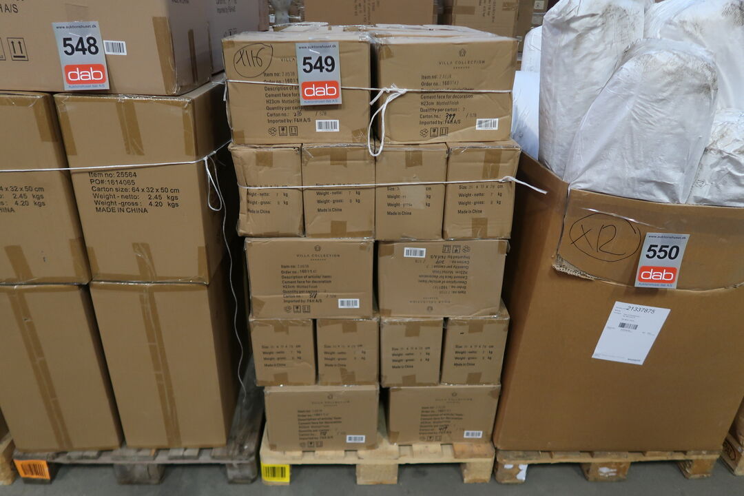 A8069 L549 - 116 stk. Figur Hoved Talvik Cement Lys olivengrøn H23