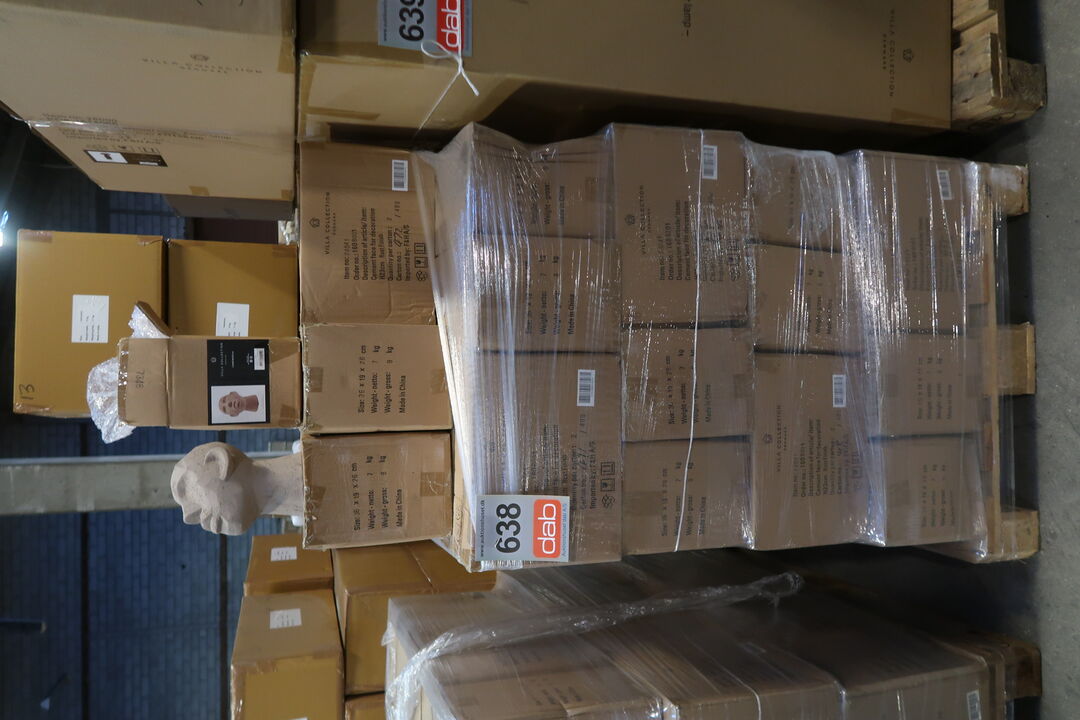 A8069 L638 - 110 stk. Figur Hoved Talvik Cement Gråbrun H23