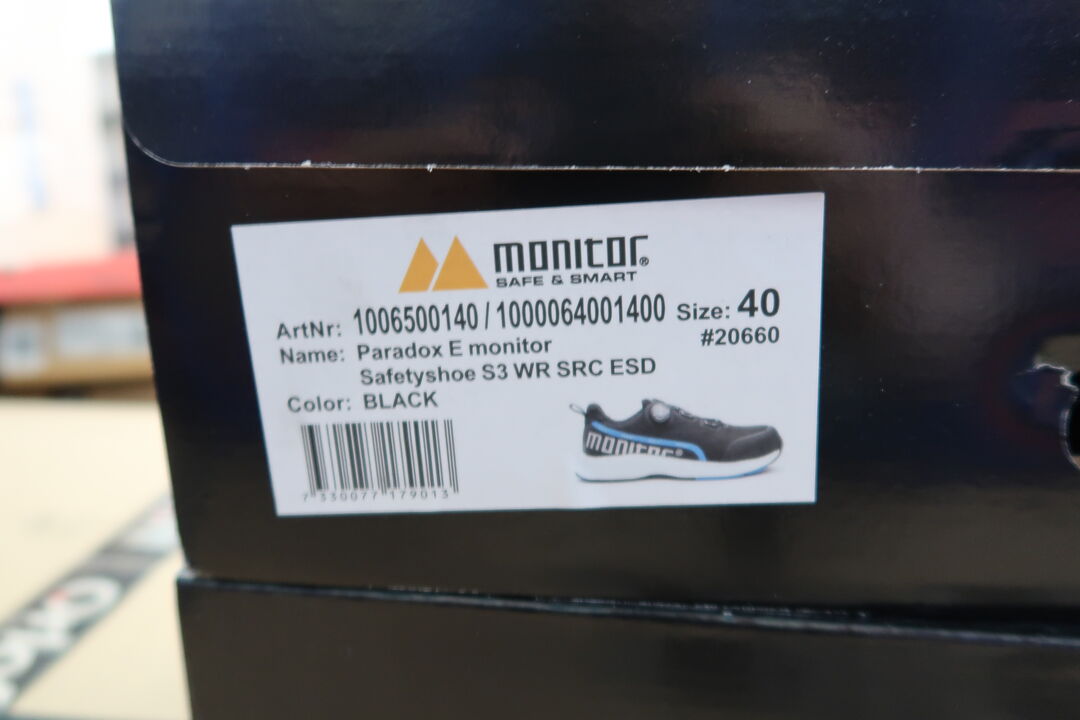 A8074 L76 - 2 par sikkerhedssko Str. 42 GRISPORT Model: Grisport Boa