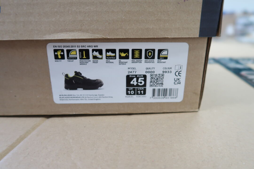 A8074 L245 - Sikkerhedssko Str. 40 MONITOR Model: Three 100 Ninety