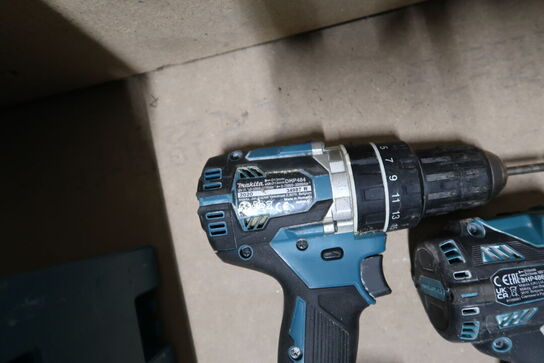 A8043 L81 - 2 stk. akku håndværktøj MAKITA DHP486, DHP484 med batteri